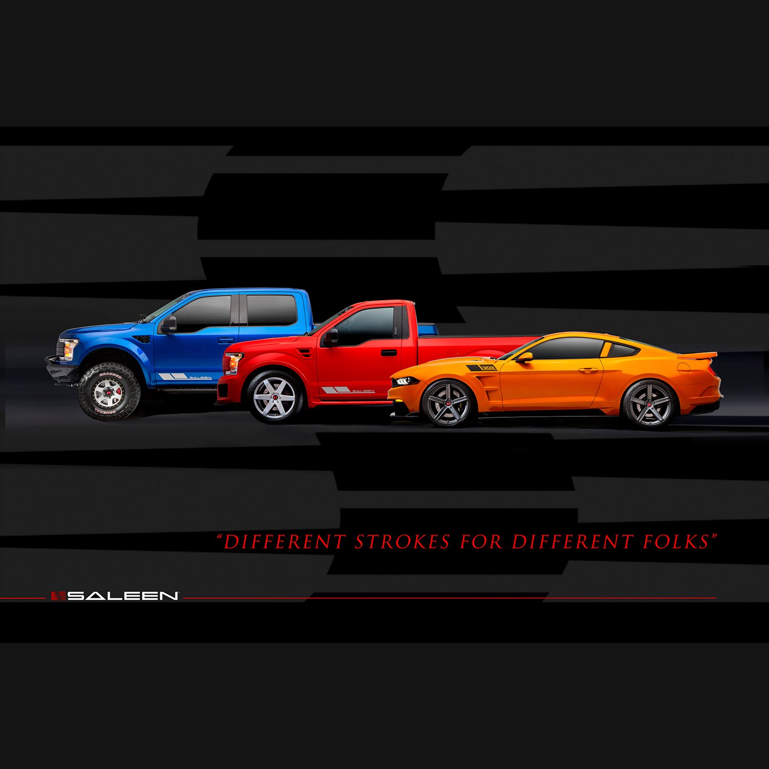 Saleen “Different Strokes for Different Folks” – Framed Poster – Saleen ...